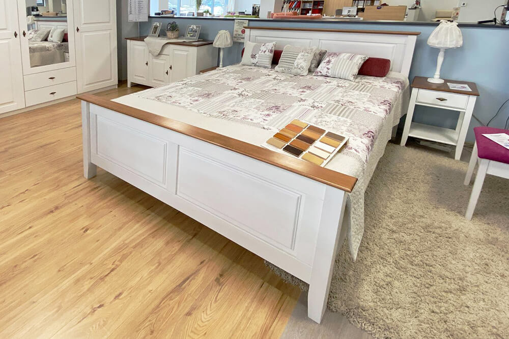 PROVENSAL 160 masívna posteľ - vysoké čelo - FINES slovenský výrobca ...